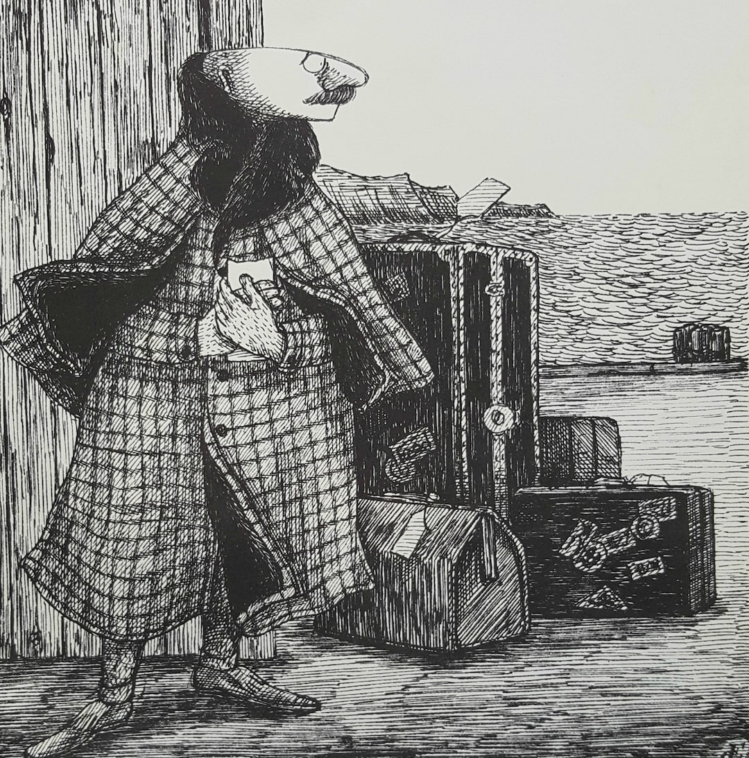 EDWARD GOREY Original Vintage 1970’s RARE Poster Print Gothic Home ...