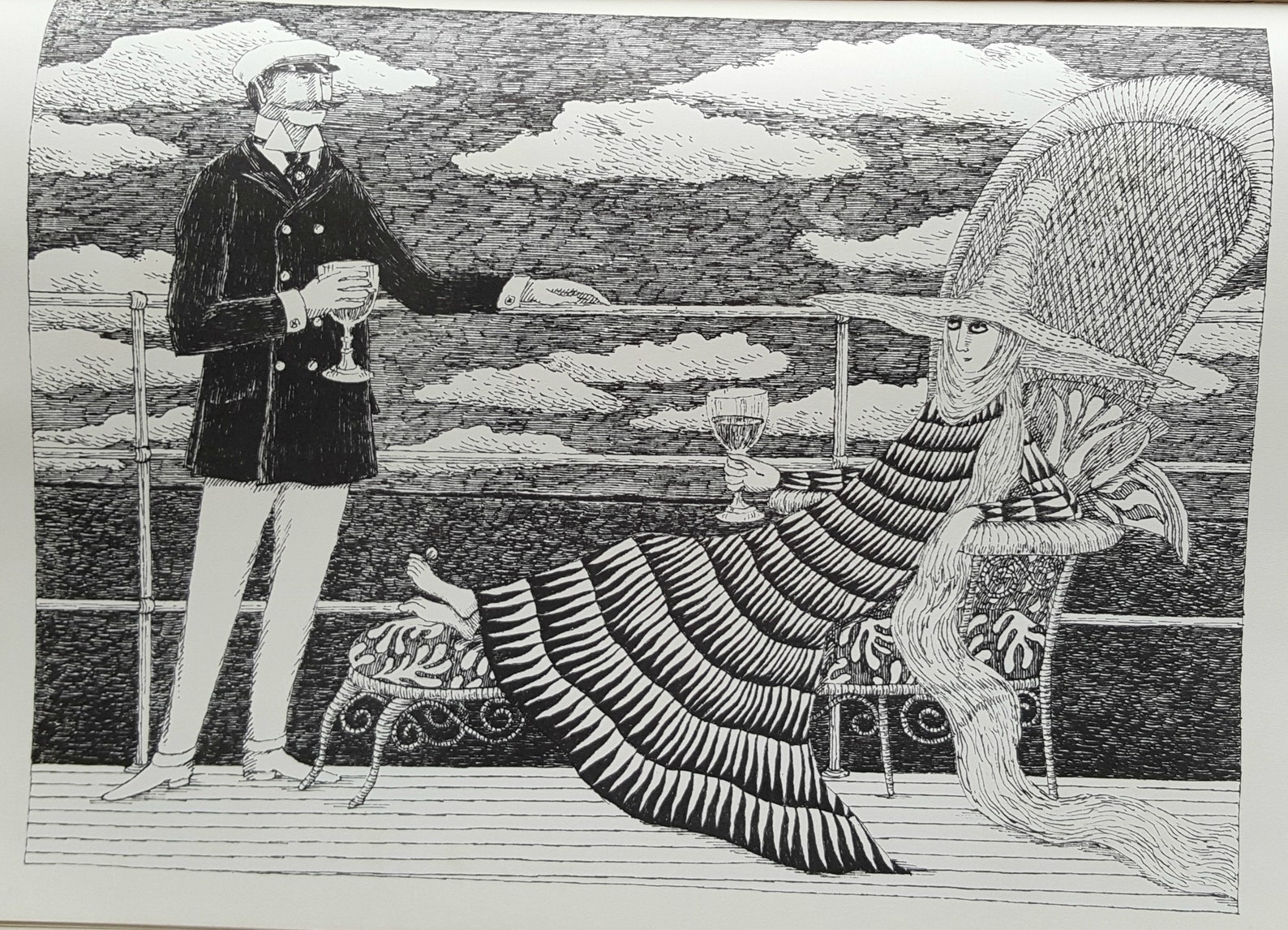 EDWARD GOREY Vintage 1970s RARE Poster Print Gothic Home | Etsy