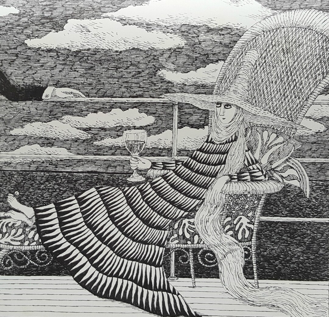 EDWARD GOREY Vintage 1970’s RARE Poster Print Gothic Home Decor Macabre ...