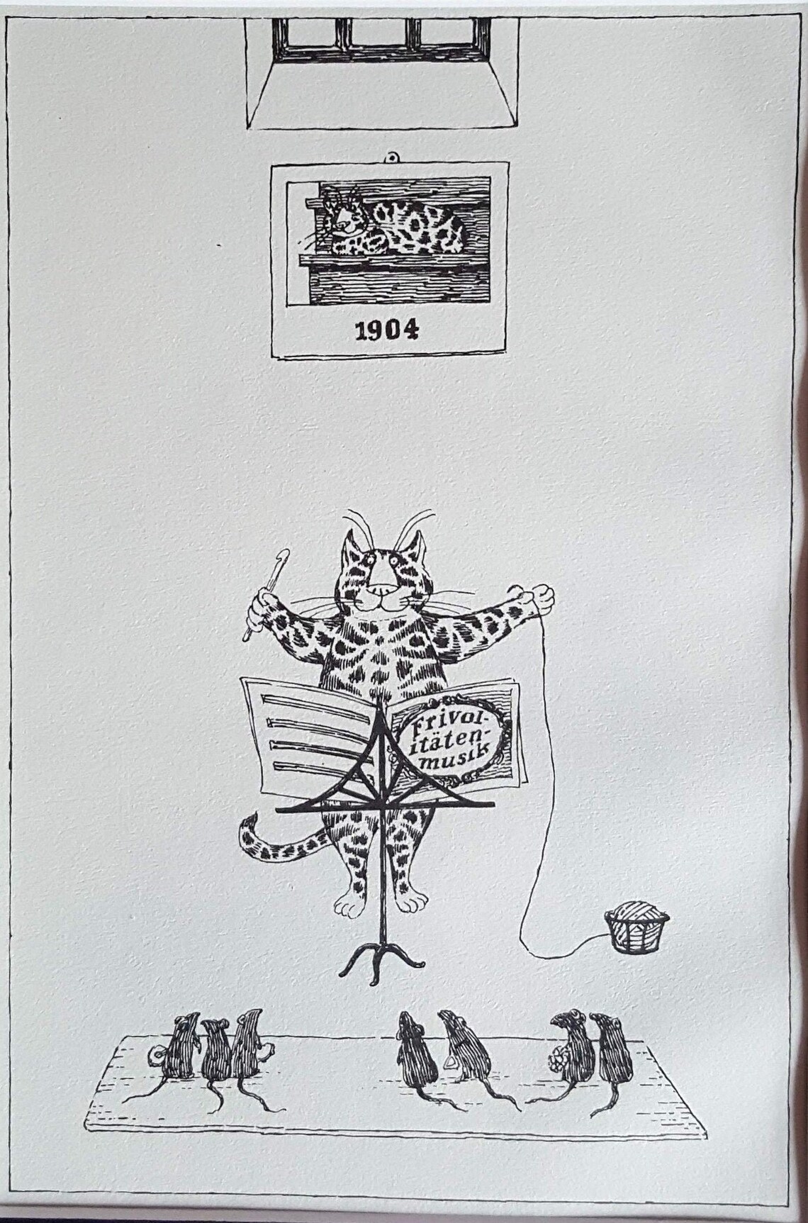 GOTHIC Home Decor, Vintage GOREY CAT Print, the Old Gumbie Cat, Edward ...