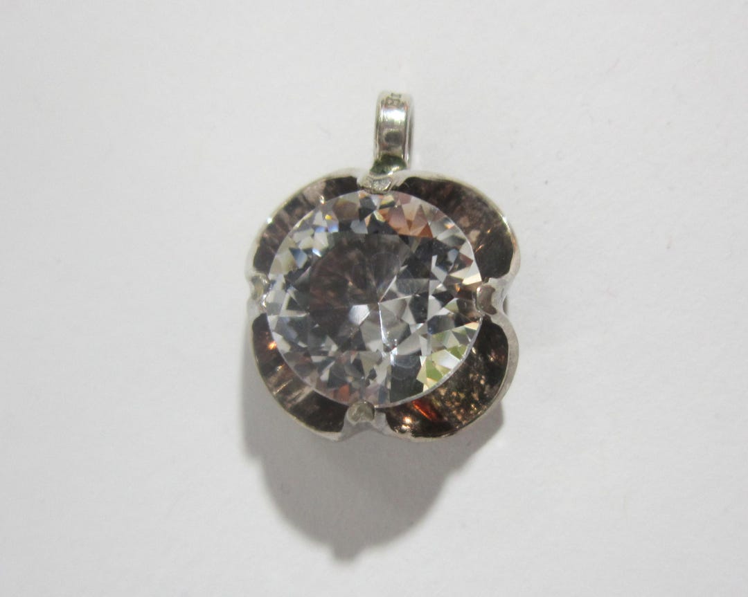 BEH Bengt Hallberg Sweden. Sterling Silver Pendant (925 S) With Rock ...