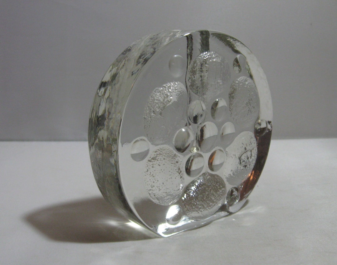 Original Walther Kristallglas W. Germany: Crystal Glass Solifleur Block ...