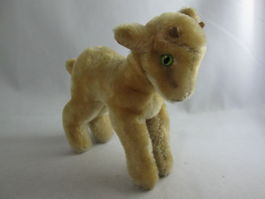 Original STEIFF Plush Toy / Stuffed Animal: ZICKY Goat. H 14 - Etsy