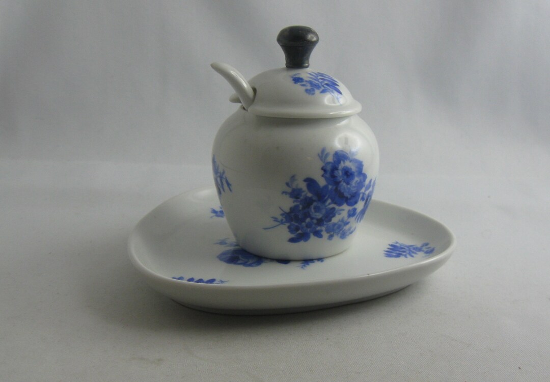 Thomas (rosenthal) Germany. Mustard Potty With Spoon on Mini Tray ...