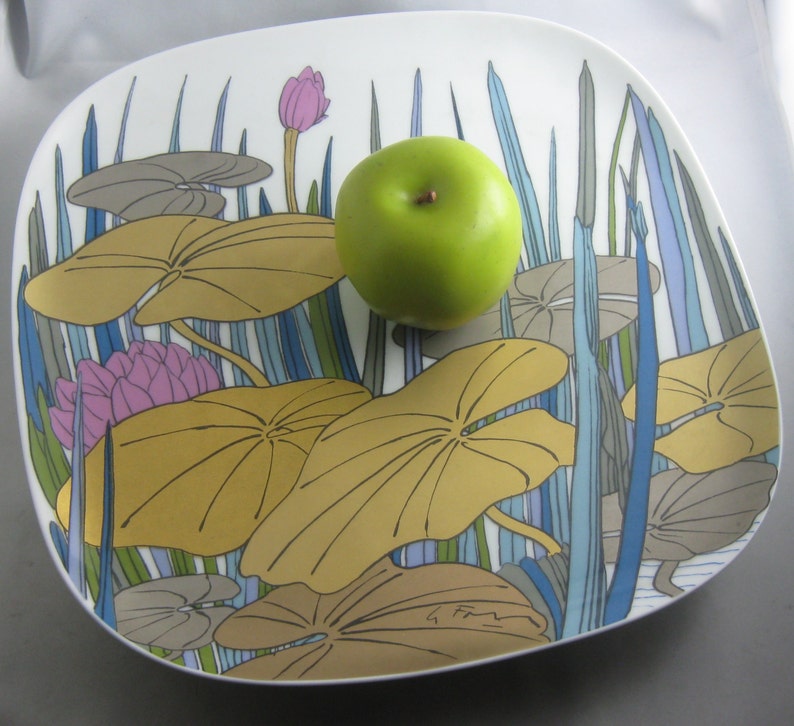 ROSENTHAL Studio-linie Germany. Large Porcelain Plate / Wall - Etsy UK