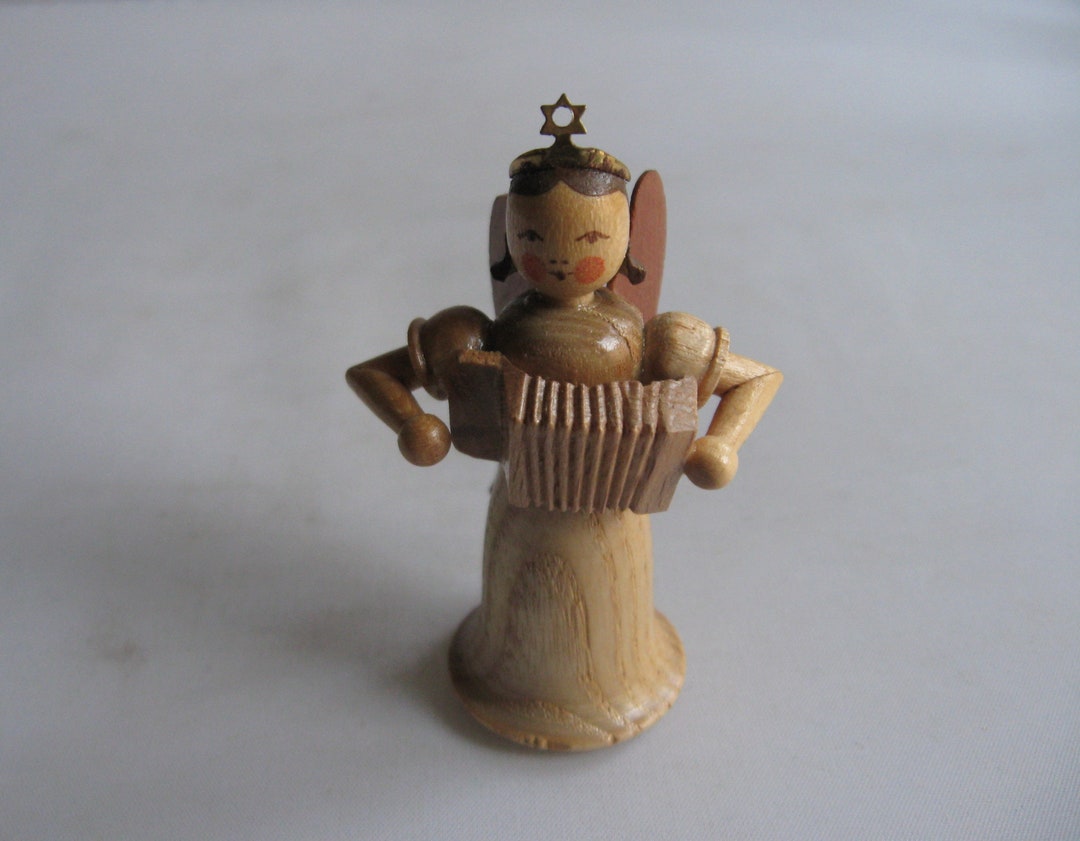 Blank Long Skirt Angel With Concertina / Accordion. Handicrafts / Folk ...