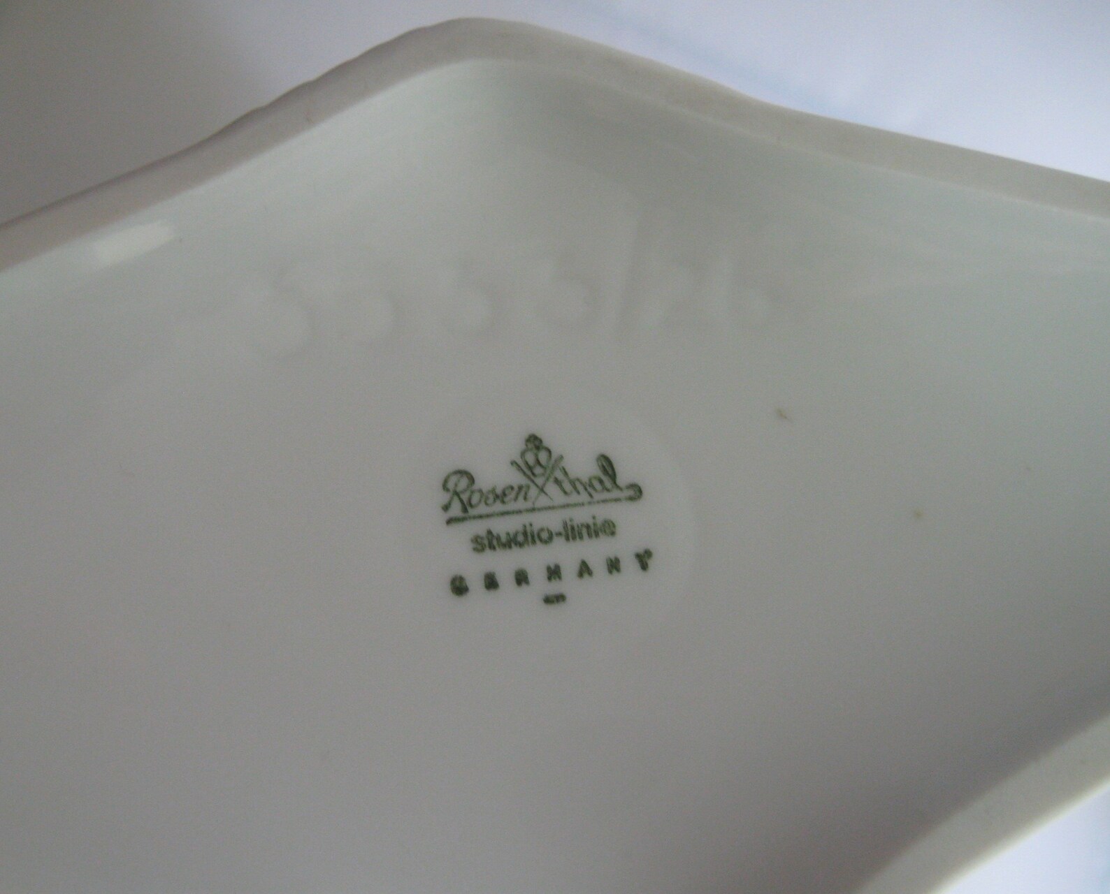 Rosenthal Studio-line Germany. Matt White, Extravagant Biscuit ...