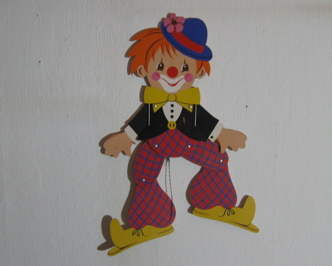 1979 Jumping Jack Clown August for the Children's Room. Mertens Kunst ...