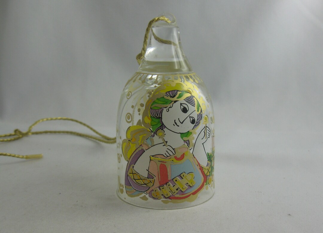 Angel With Xylophone. ROSENTHAL Crystal Glass Bell / Glass Bauble ...