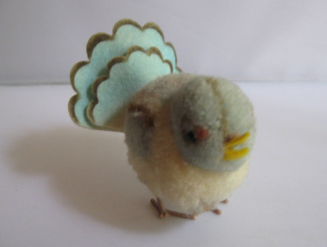 Original STEIFF 7470/06. Age Old Wool Miniature / Pom-pom Bird PIGEON ...