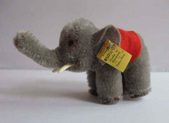 1959 Original Steiff Elephant Stuffed Animals & Plushies Toys Toys ...