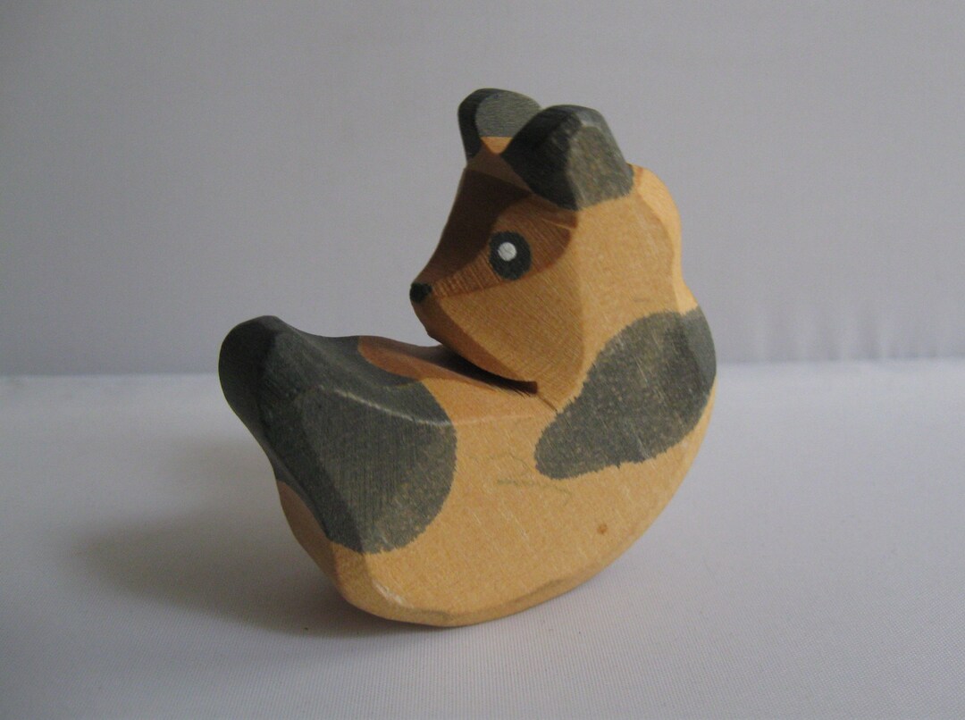 Original OSTHEIMER Wood Animal / Wooden Figure marked. Wooden Toy ...