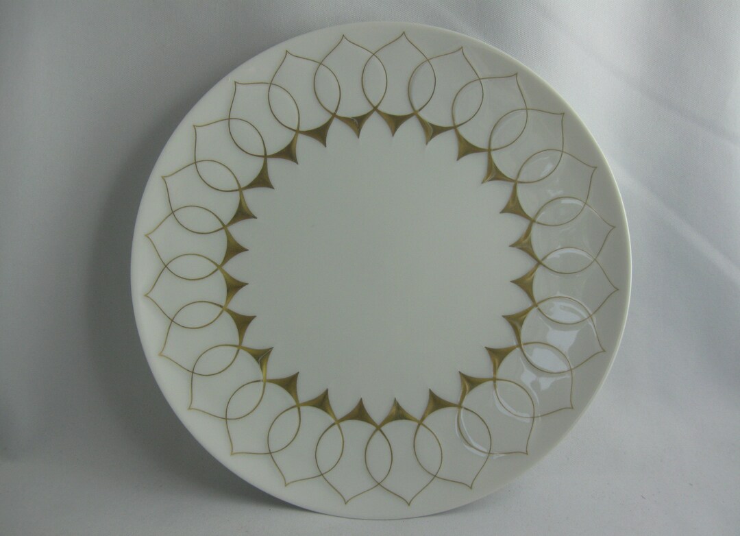 Rosenthal Studio-line Germany. Lotus Gold Silhouette. 6x Porcelain ...