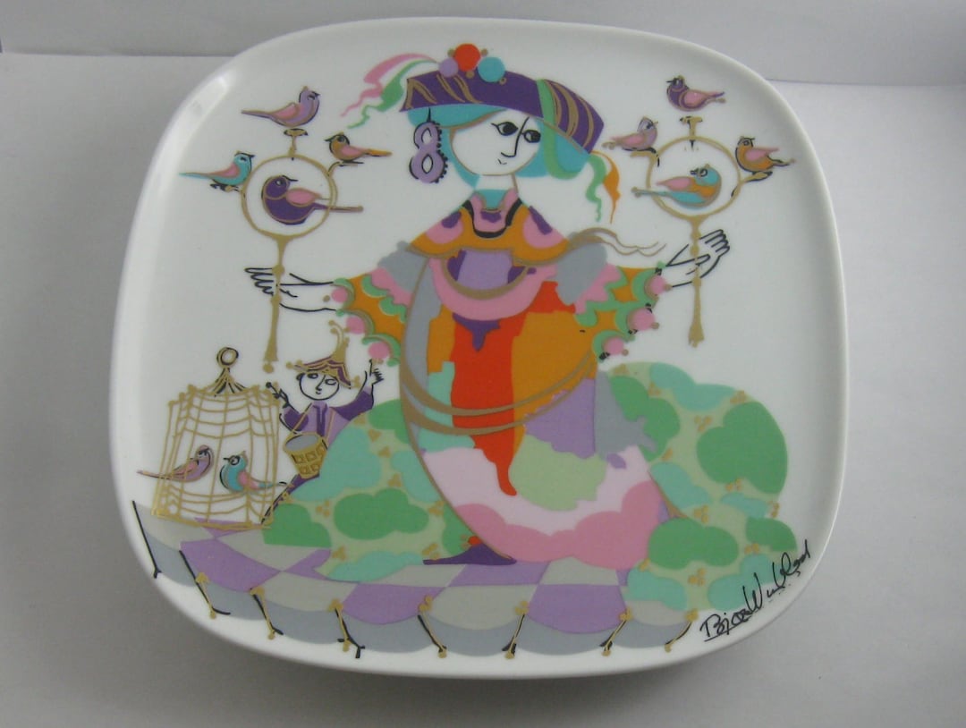 Rosenthal Germany Studio-line. Porcelain Plate "commedia Dell' Arte ...