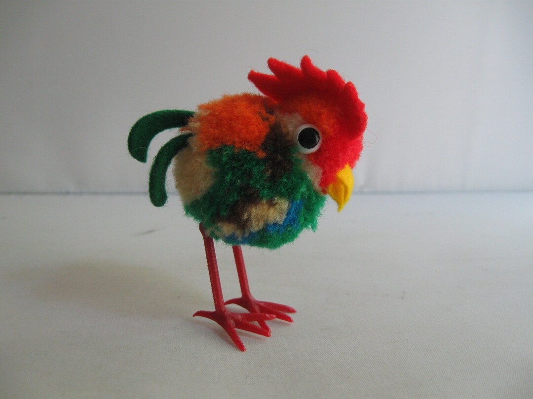 Original STEIFF 7240/08. Age Old Wool Bird. Woolen Miniature / Pom-pom ...