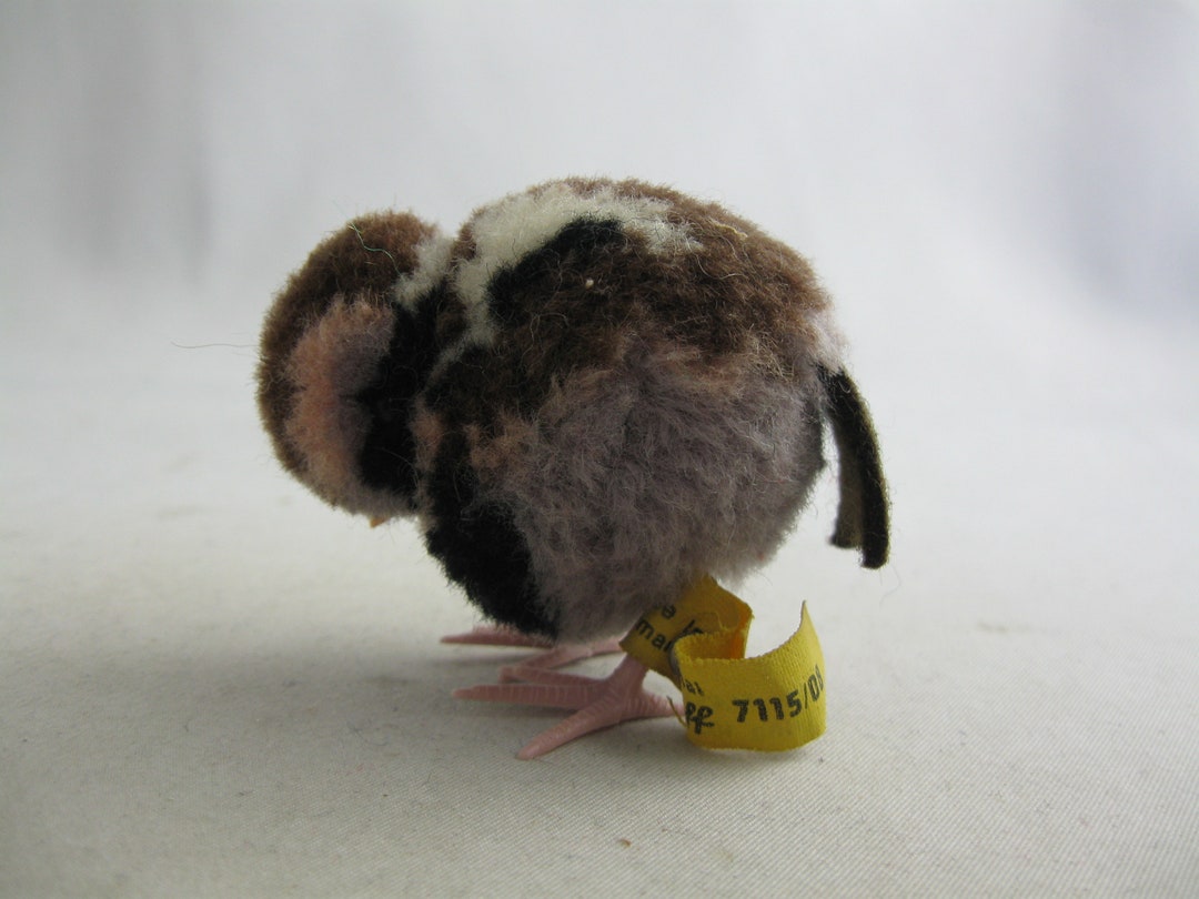 Original STEIFF 7115/08. Age Old Wool Miniature / Pom-pom Bird SPARROW ...