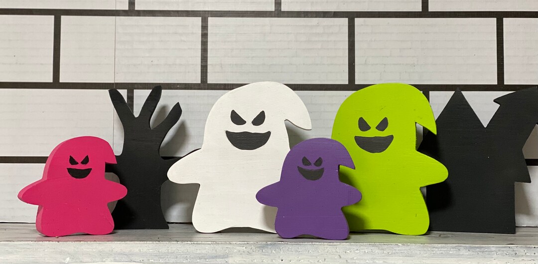 Boogie Man, Halloween Wood Decor, Halloween Tier Tray, Spooky Wood ...