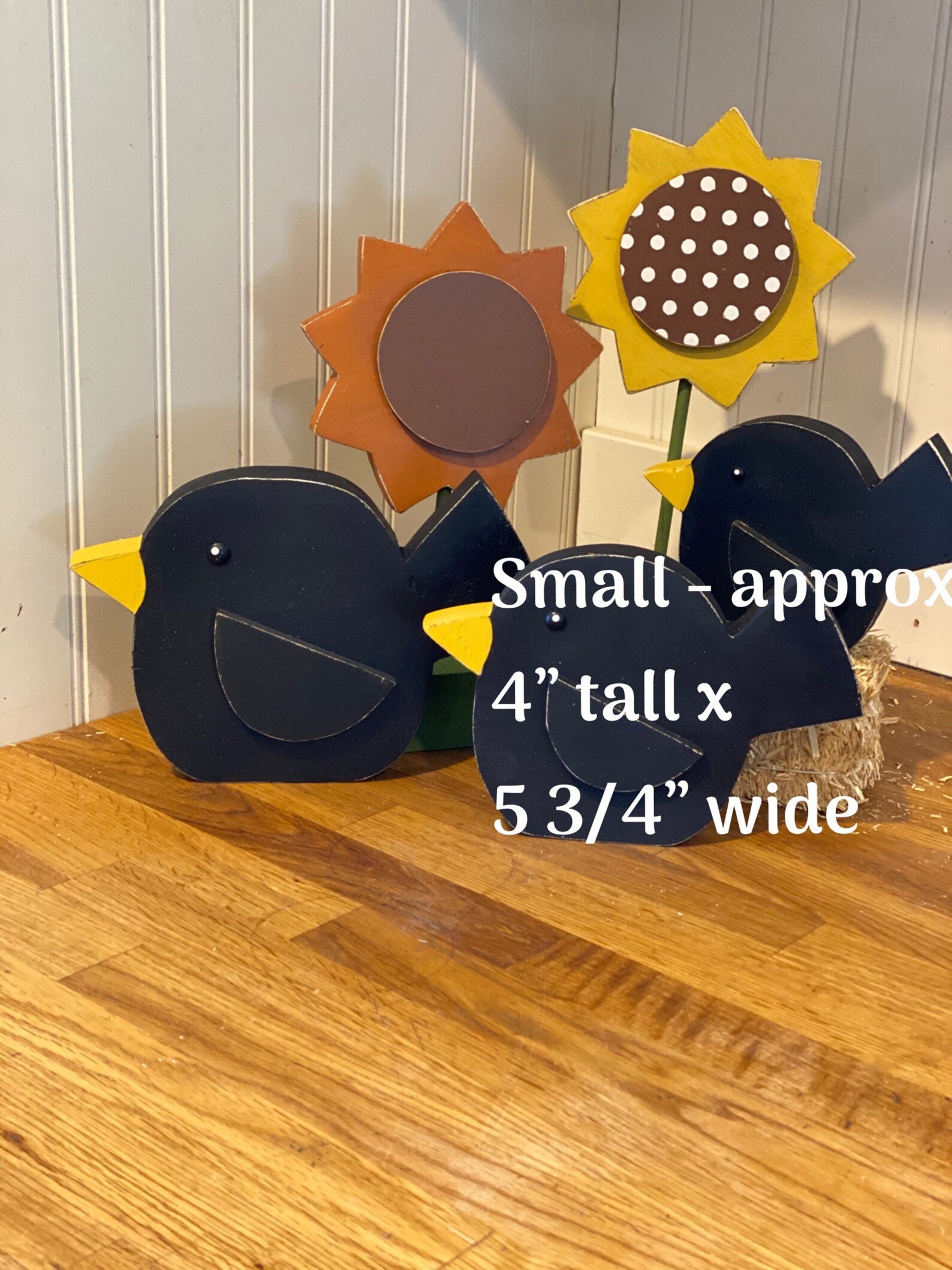 Rustic Wood Crows Fall Wood Decor Black Crows Rustic Decor - Etsy