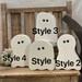 Mini Wood Ghost, Wood Ghost, Wood Ghosts, Halloween, Ghost, Halloween ...