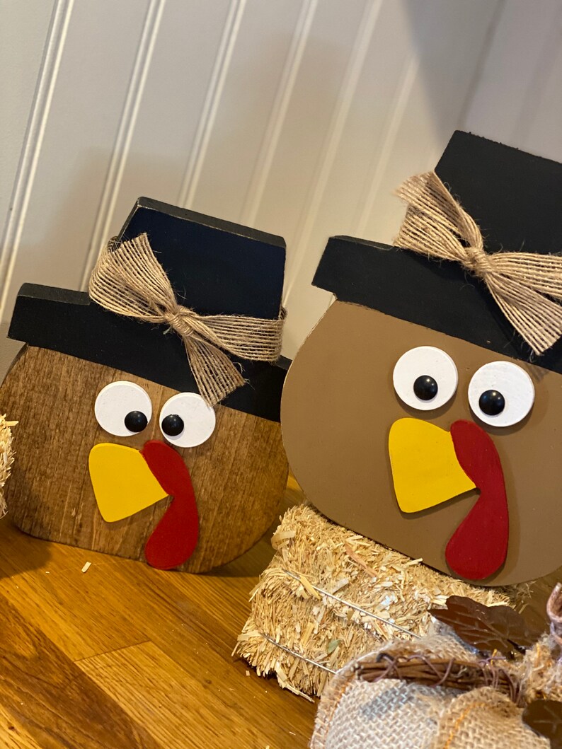 Rustic turkey turkey wood sign turkey Wooden Turkey | Etsy