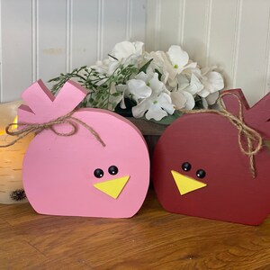 Whimsical Valentine Bird, Wooden Bird, Valentine Decor, Valentines Day ...