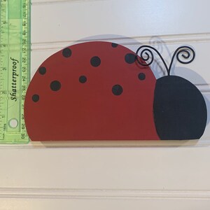 Ladybug Decor, Wood Lady Bug, Ladybugs, Spring Decor, Summer Decor ...