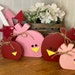 Whimsical Valentine Bird, Wooden Bird, Valentine Decor, Valentines Day ...
