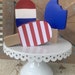4th of July, Popsicles, Patriotic, Wood Popsicles, Summer Tiered Tray ...