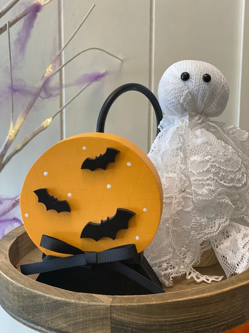 Crystal Ball, Halloween, Bats, Halloween Decor, Halloween Tier Tray ...