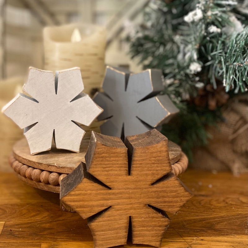 Wooden Snowflake - Etsy