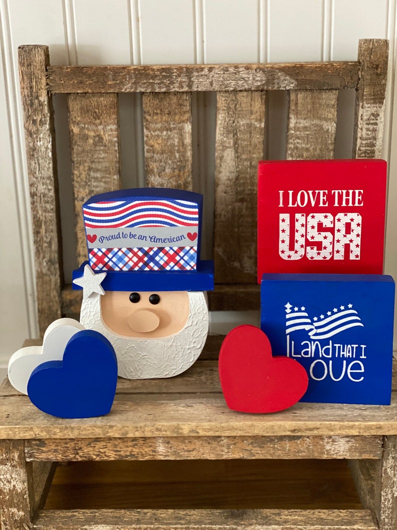 Uncle Sam, 4th of July, Fourth of July, Independence Day, Tier Tray ...