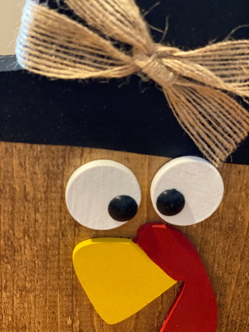 Rustic turkey turkey wood sign turkey Wooden Turkey | Etsy