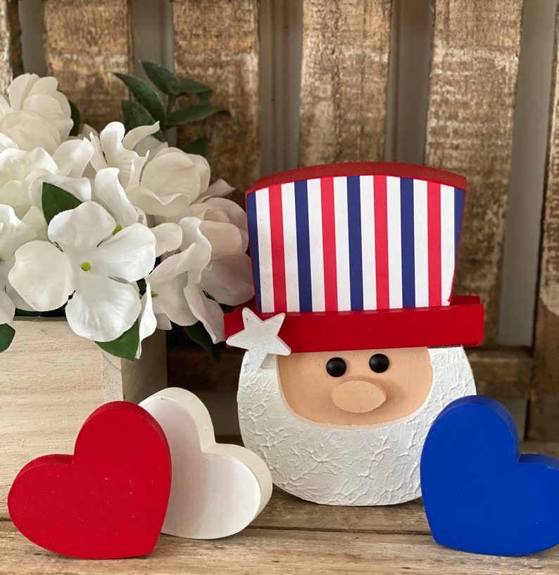 Uncle Sam 4th of July Fourth of July Independence Day Tier - Etsy