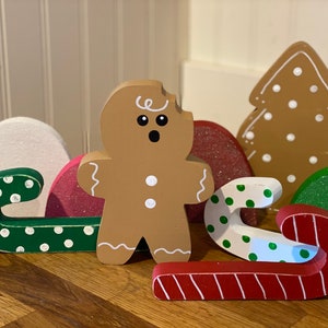 Gingerbread Man, Gingerbread Family, Christmas Decor, Gingerbread Decor ...