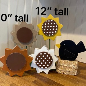 Wood Sunflower, Rustic Wood Sunflower, Wood Sunflower, Fall Wood Decor ...