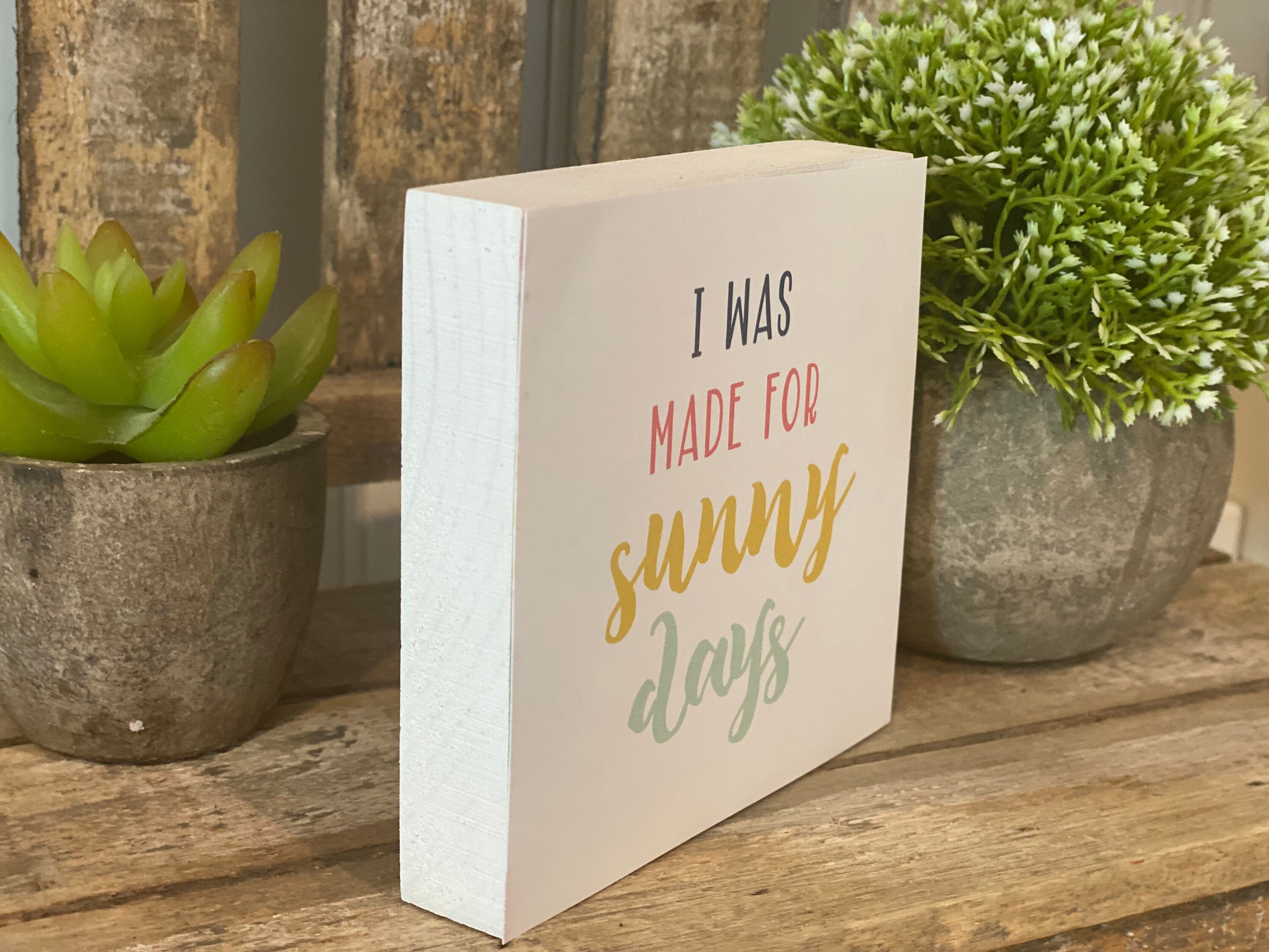 Fun Summer Wood Sign Mini Sign Summer Decor Hello Summer - Etsy UK