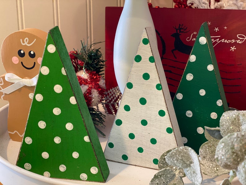 Rustic Skinny Christmas Tree Triangle Wooden Christmas Trees | Etsy