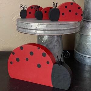 Ladybug Decor, Wood Lady Bug, Ladybugs, Spring Decor, Summer Decor ...