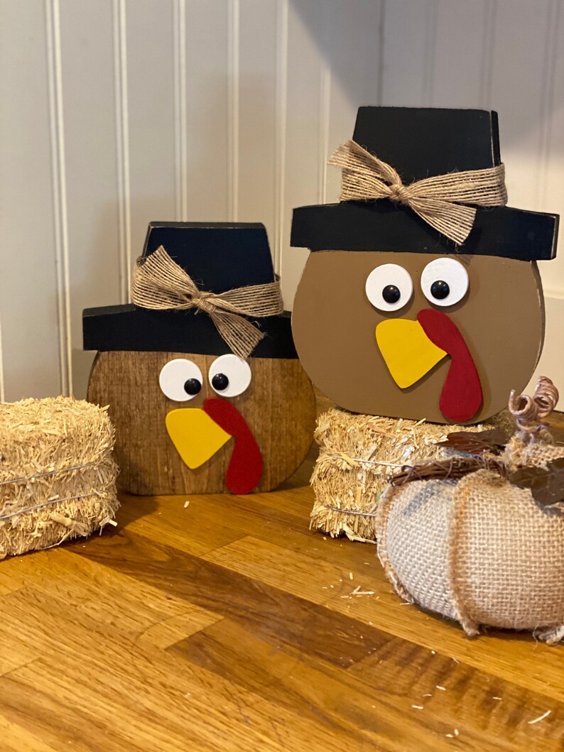 Rustic turkey turkey wood sign turkey Wooden Turkey | Etsy