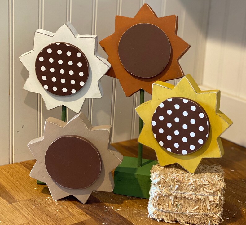 Wood Sunflower Rustic Wood Sunflower Wood Sunflower Fall - Etsy