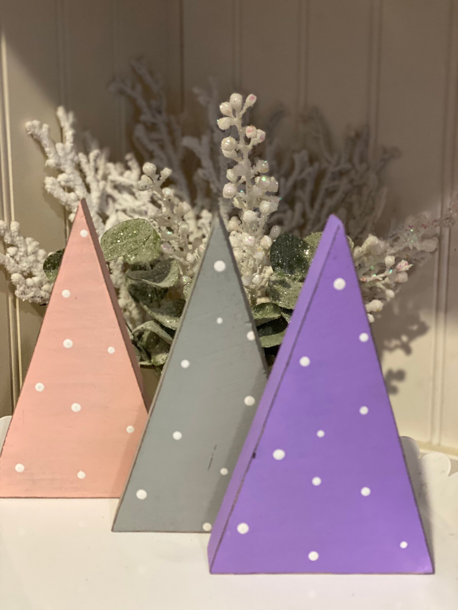 Rustic Tree, Winter Tree, Triangle Tree, Wooden Triangle Trees ...