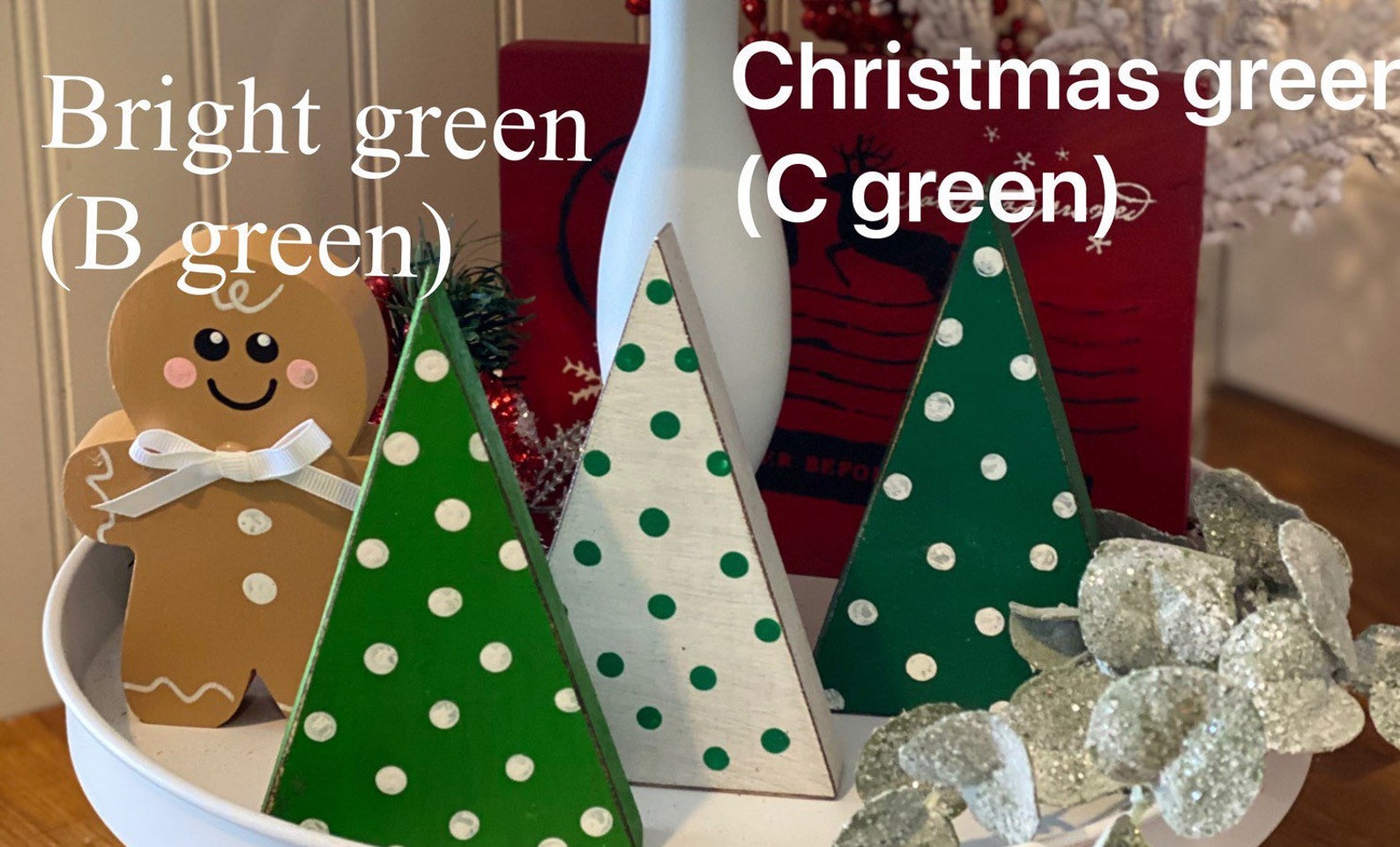 Rustic Skinny Christmas tree Triangle Wooden Christmas Trees | Etsy