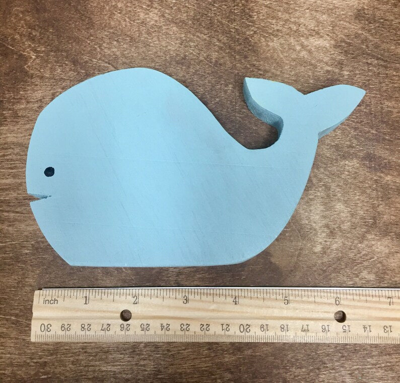 Medium Whale Wood Cut Out Nursery/kids Room Decor - Etsy