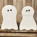 Mini Wood Ghost, Wood Ghost, Wood Ghosts, Halloween, Ghost, Halloween ...