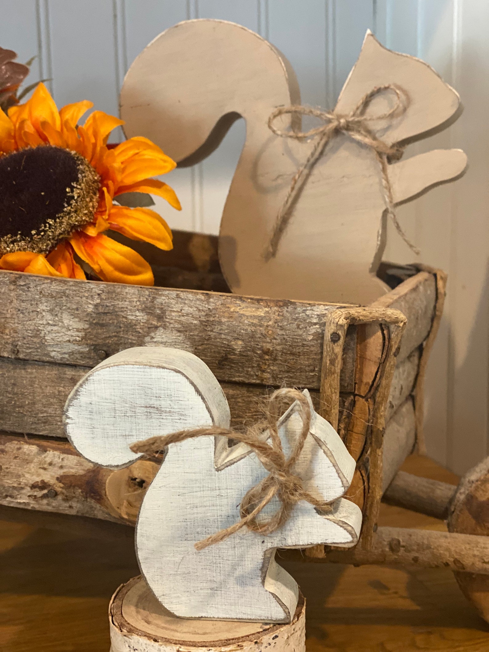 Squirrel, Rustic Wood Squirrel, Autumn, Fall, Harvest, Wood Decor ...