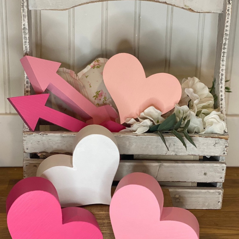 Wood Heart Decor - Etsy