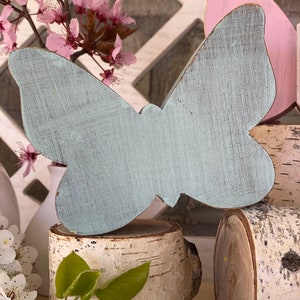 Rustic Chunky Butterfly, Wood Butterfly, Rustic Wood Butterfly, Spring ...