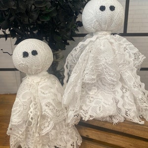Lace Ghost, Ghosts, Standing Ghost, Bowl Filler, Halloween Decor ...