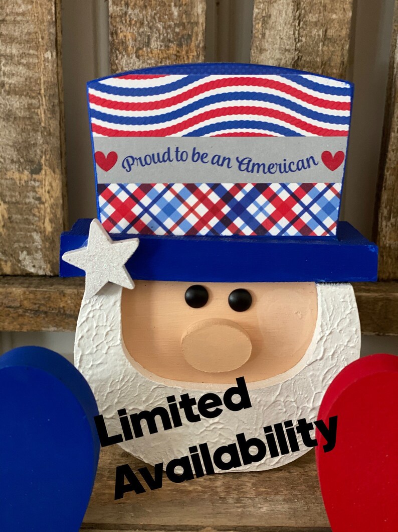 Uncle Sam 4th of July Fourth of July Independence Day Tier - Etsy