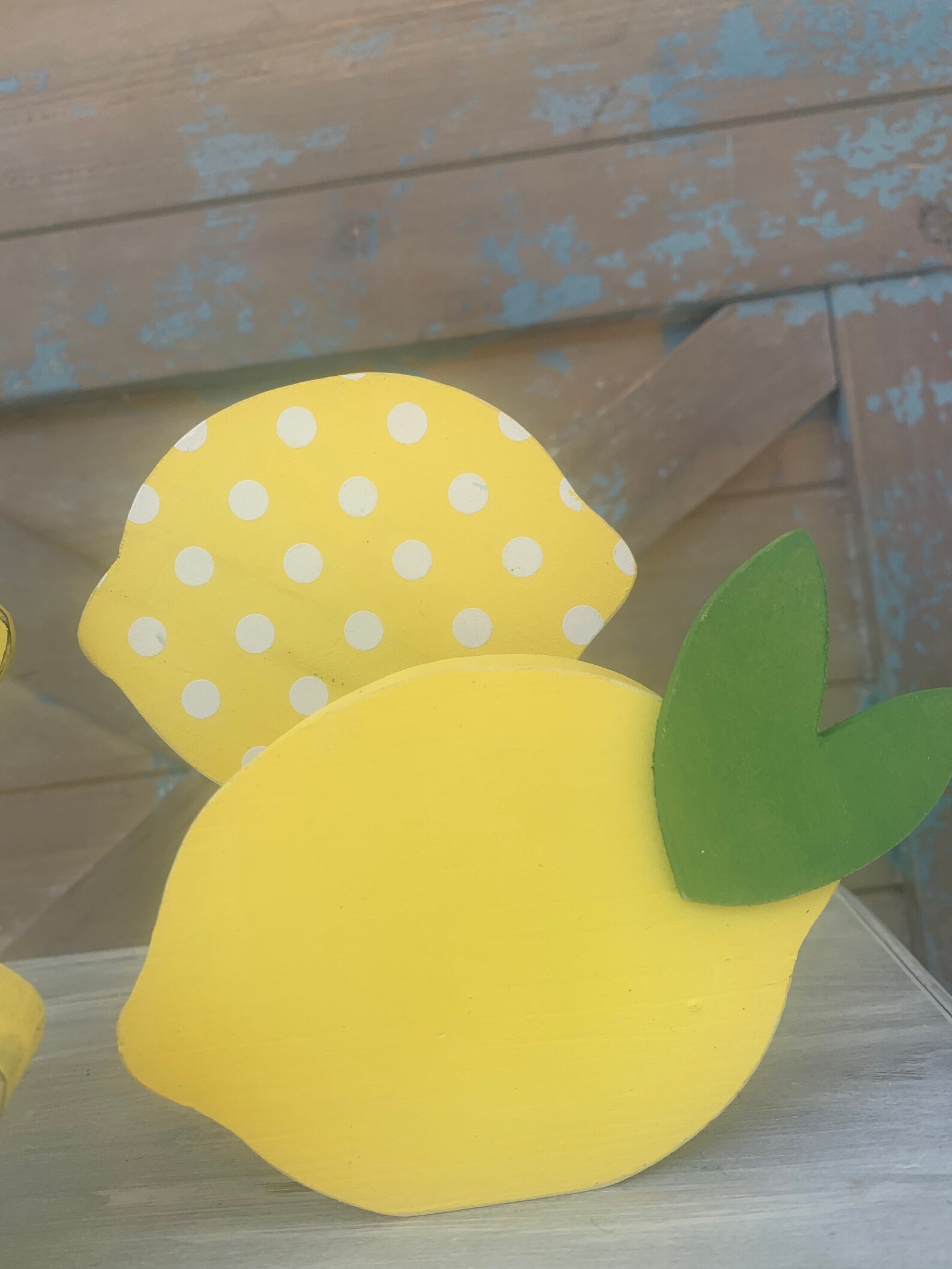 Lemons, Lemon Wood Sign, Wood Lemons, Summer Decor. Lemon Tiered Tray ...